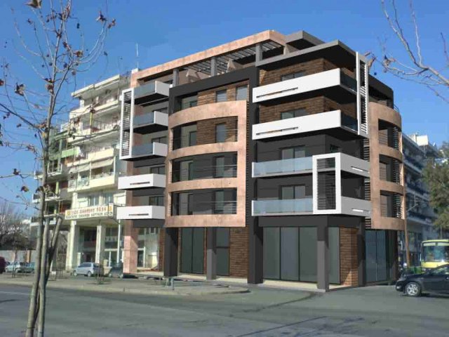 ΠΕΝΤΑΟΡΟΦΗ ΟΙΚΟΔΟΜΗ ΜΕ ΙΣΟΓΕΙΑ ΚΑΤΑΣΤΗΜΑΤΑ ΣΤΗ ΣΤ. ΒΟΥΤΥΡΑ ΚΑΙ Π. ΣΙΔ ...